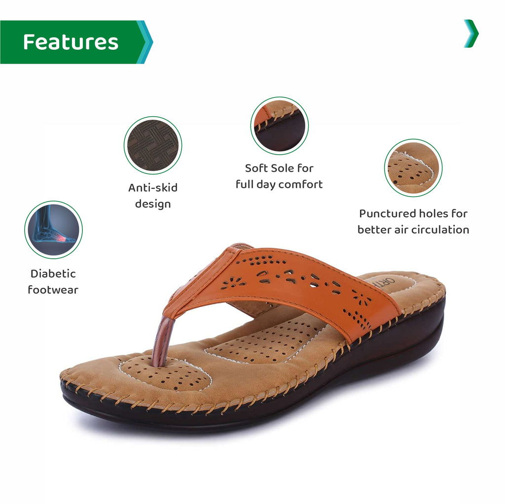 Buy Extra Soft Women's Doctor Ortho Slippers at best price – OrthoJoy