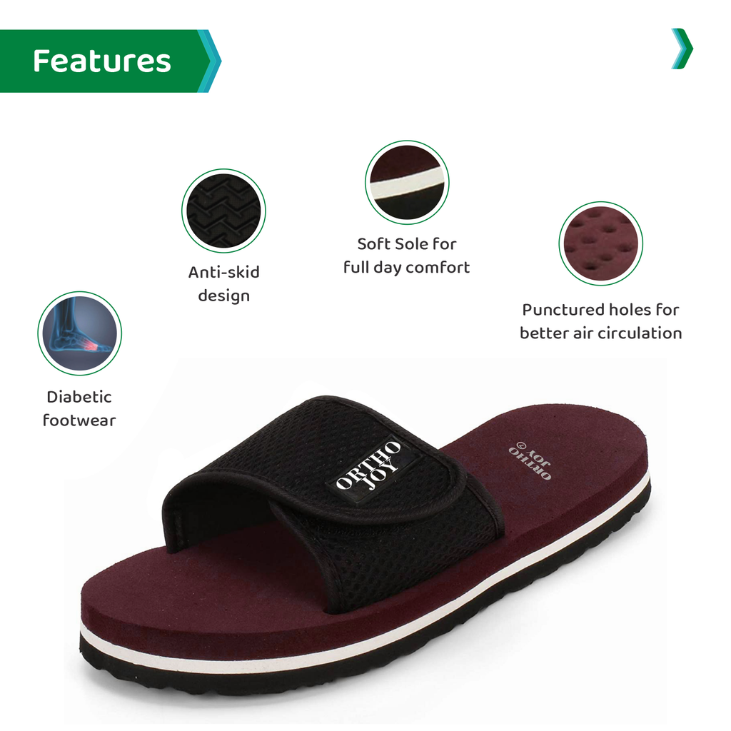 Buy Doctor Ortho Slippers for Men | Flip Flop slippers – OrthoJoy