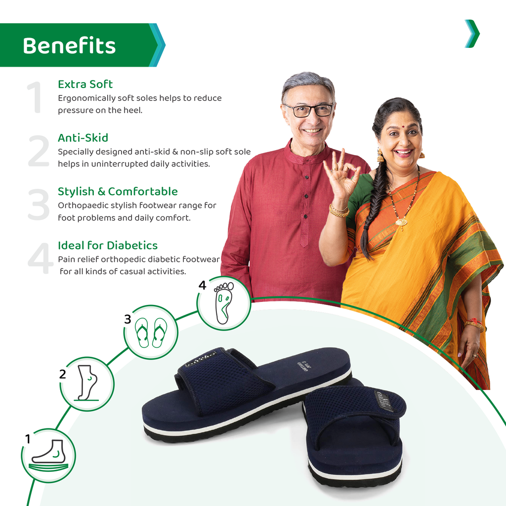 Buy Doctor Ortho Slippers for Men | Flip Flop slippers – OrthoJoy