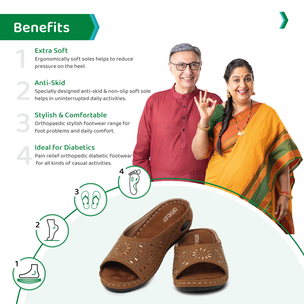 Buy Comfortable slippers for women | Fancy slippers for women – OrthoJoy
