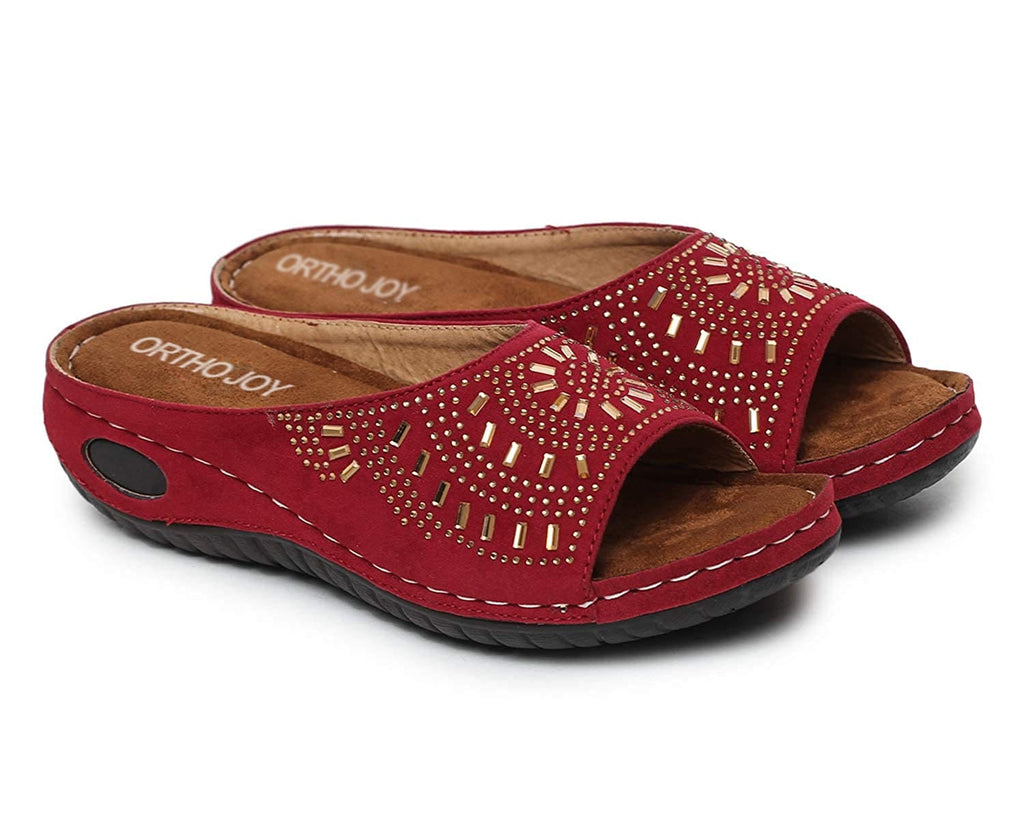 Buy Comfortable slippers for women | Fancy slippers for women – OrthoJoy